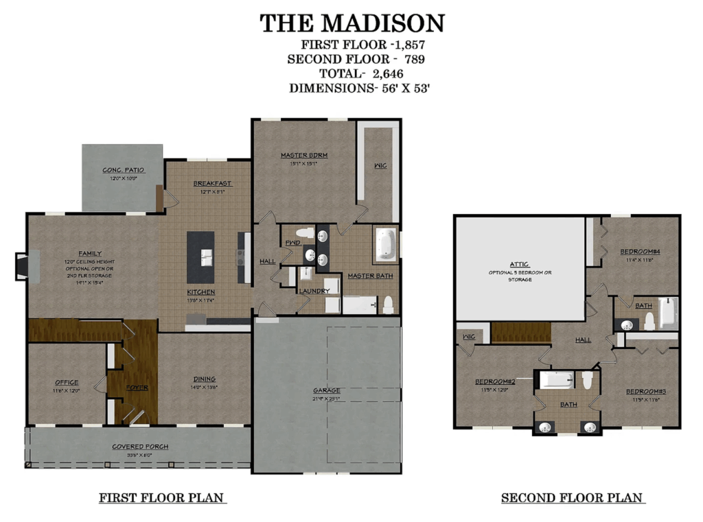 Madison Floor Plan - Yingst Group